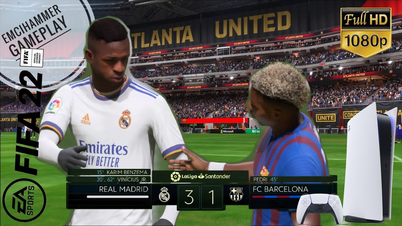 FIFA 22 PS5 GAMEPLAY - REAL MADRID VS FC BARCELONA. - YouTube