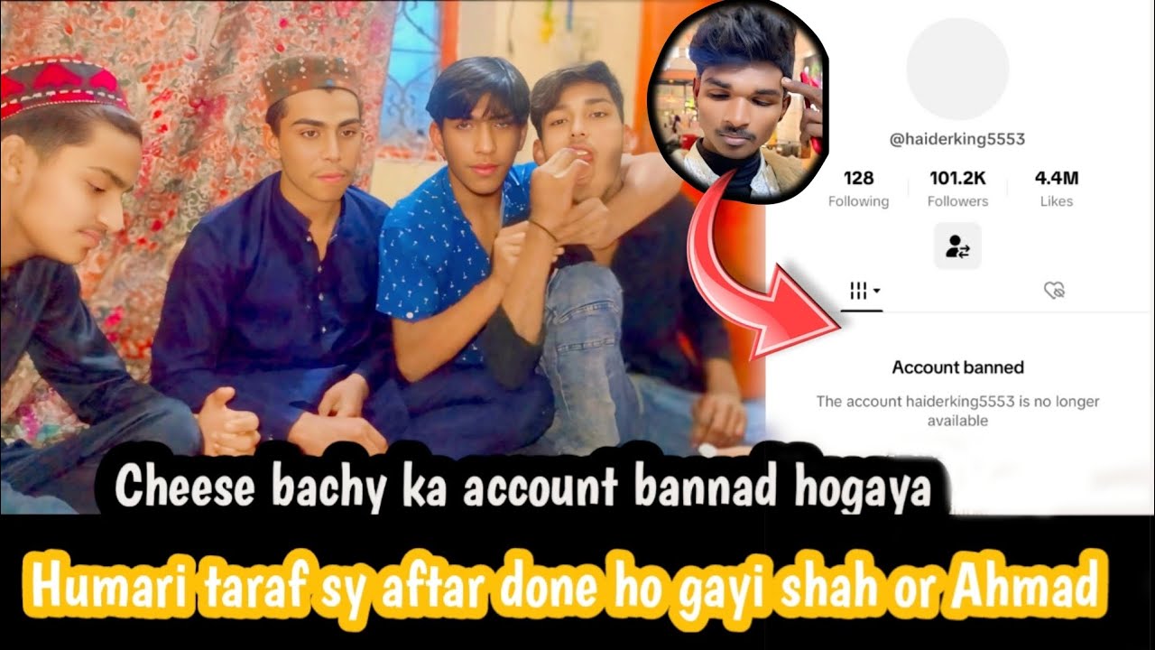 Cheese bachy ka account banned ho gaya😭 | Humari taraf sy aftari done ...
