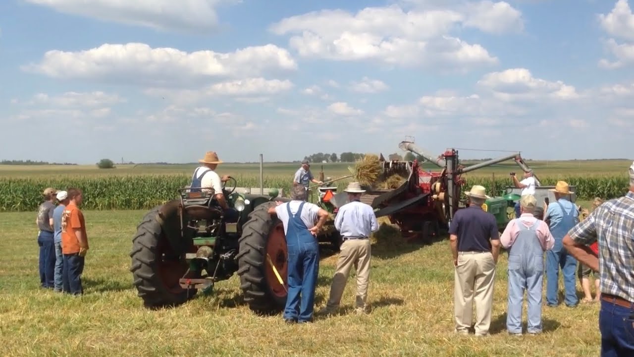 Kalsem Farm Threshing Day 2013 with Oliver Tractors & Red River Special ...