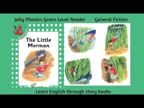 The Little Merman Jolly Phonics green level reader | Learn English ...