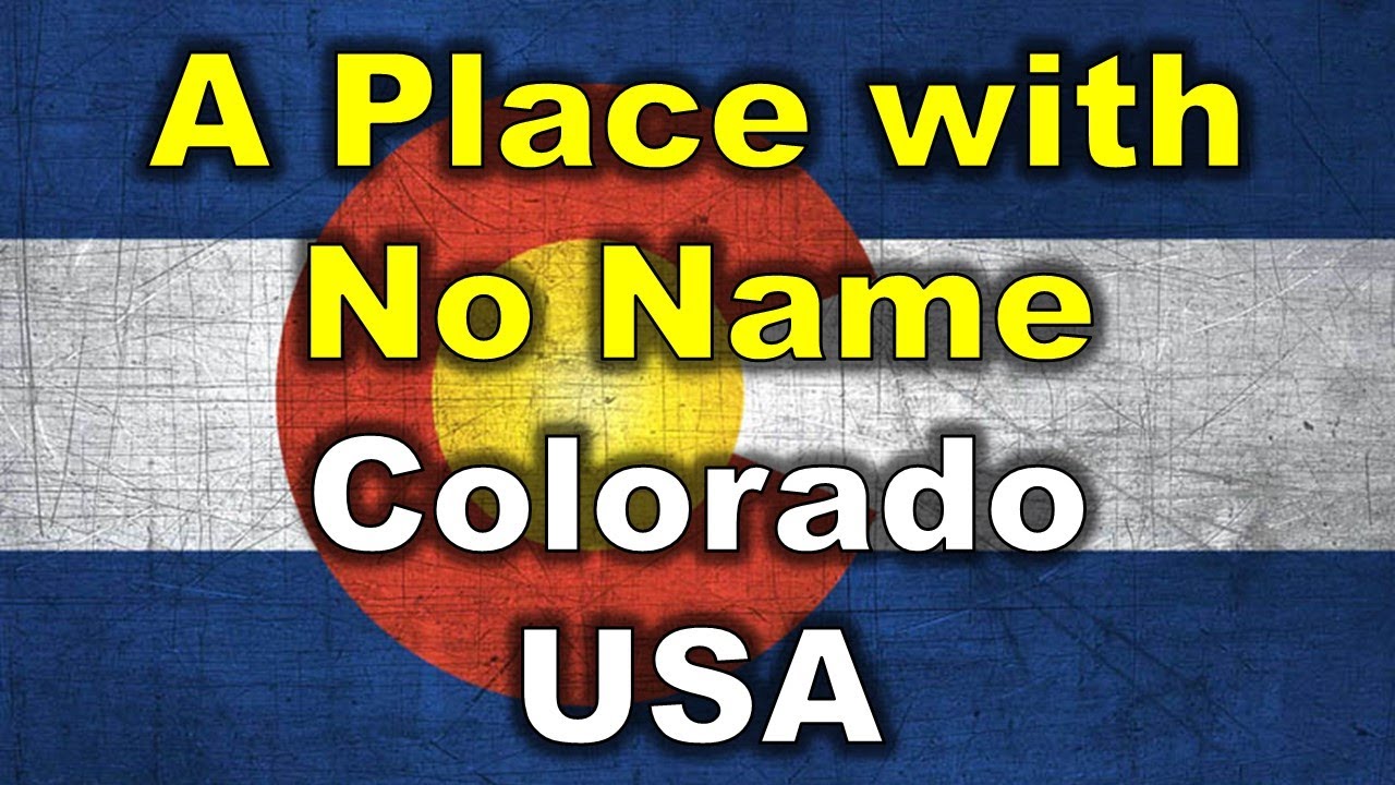 A Place with No Name, Colorado, USA بادنجكي في اميركا - YouTube