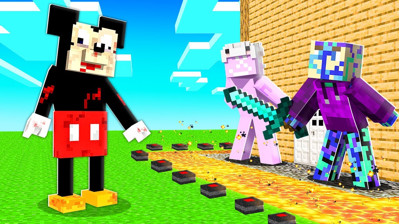 MUTANT MICKEY MOUSE vs Most Secure House In Minecraft! - YouTube