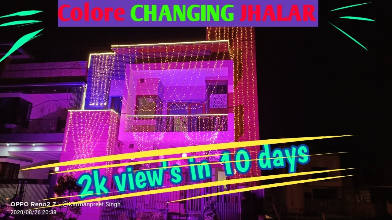 Color changing wall Bulding light decoration with jalar # ...