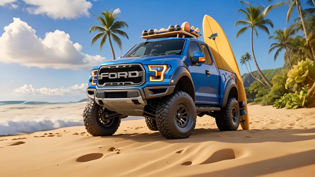 The Ford F-150 Raptor gets Car-toonzed!! - YouTube