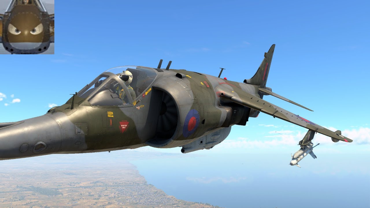 War Thunder SIM - Harrier GR.3 - First Flight - YouTube