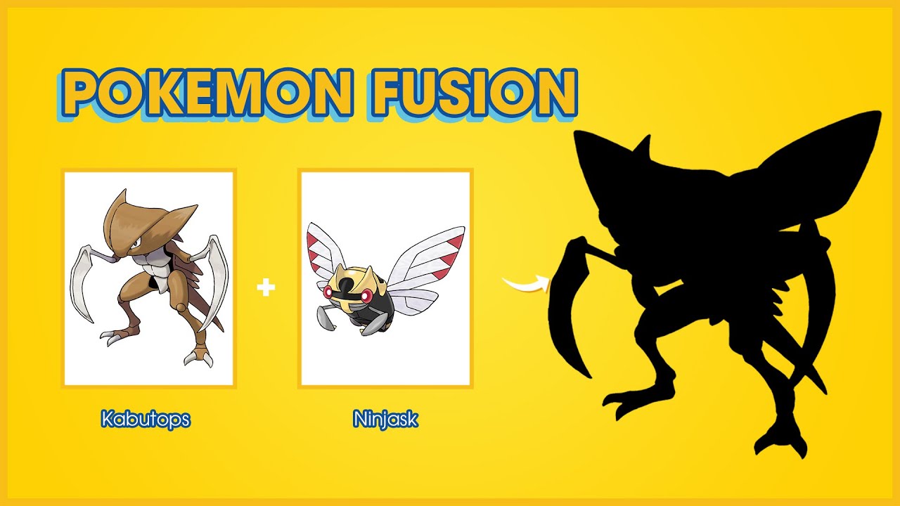 Pokemon Fusion | Kabutops + Ninjask | pokemon infinite fusion - YouTube