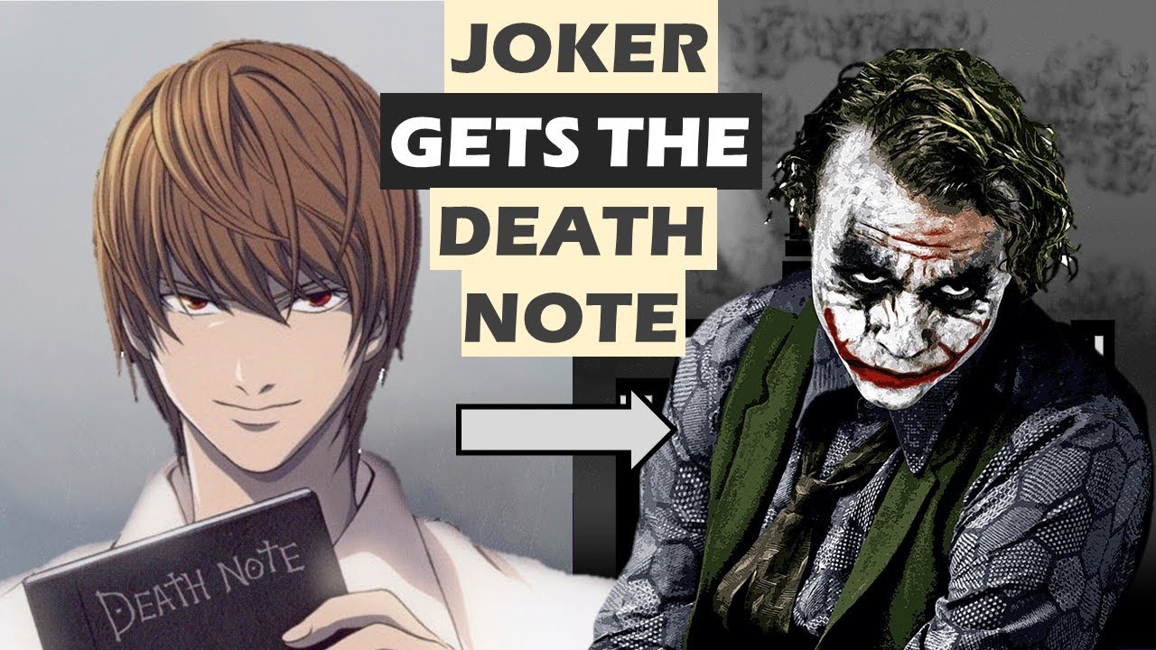 Joker gets the Death Note | Watch till end - YouTube