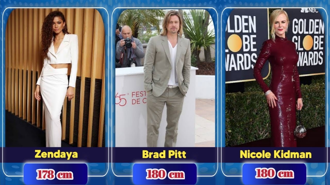 Heights of Hollywood Actors from the Shortest to Tallest | Height ...
