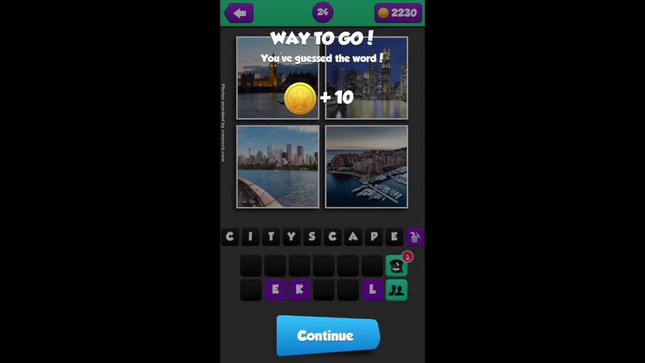 Pic The Word - Level 24 Walkthrough - Find The Common Word Answers ...