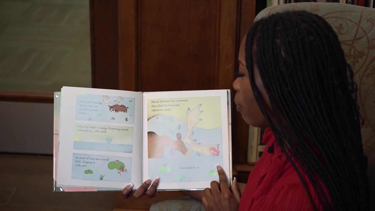 READ ACROSS AMERICA: Beyla Walker reads "The Lonely Moose" - YouTube