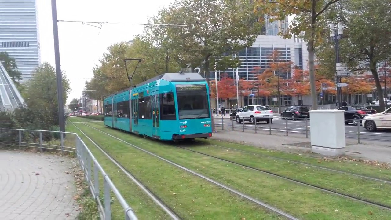 (Francfort) Tramway (16) - Festhalle/Messe (RMV) - YouTube