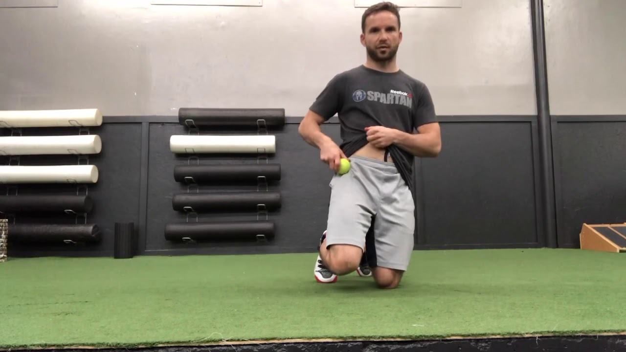 Tennis Ball TFL Trigger Point - YouTube