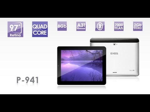 Обзор новинок: планшеты EXEQ P-941 / P-722 / P-701 - YouTube