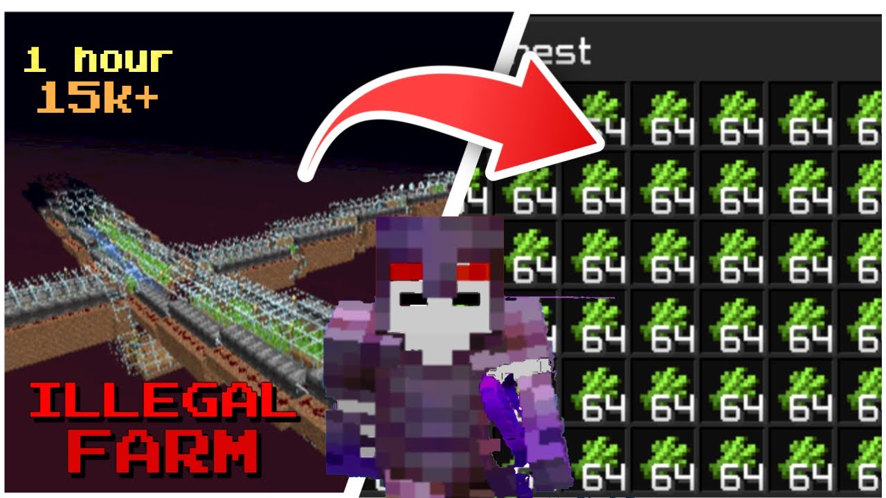 How I Build This Monster Sugarcane Farm in this Public LIFESTEAL SMP ...