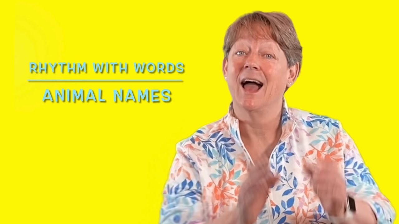 Rhythm with Words (Animal names) - clap along using the syllables in ...