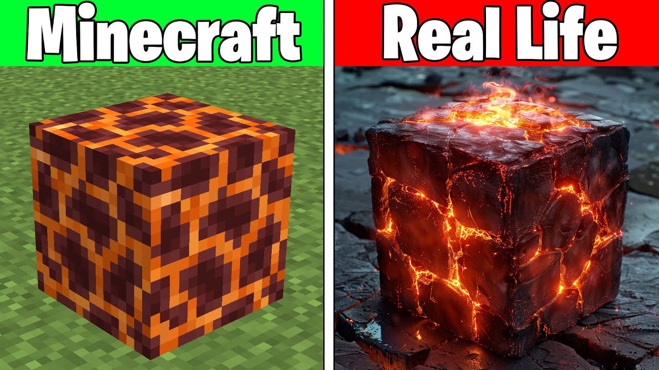 Realistic Minecraft | Real Life vs Minecraft | Realistic Slime, Water ...