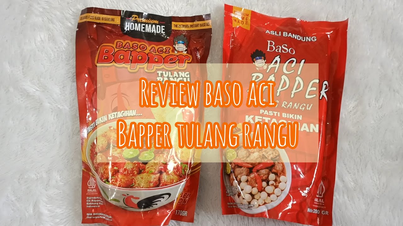 Review Baso Aci Bapper Tulang Rangu | Baso Aci Bapperr Sambel Mercon ...