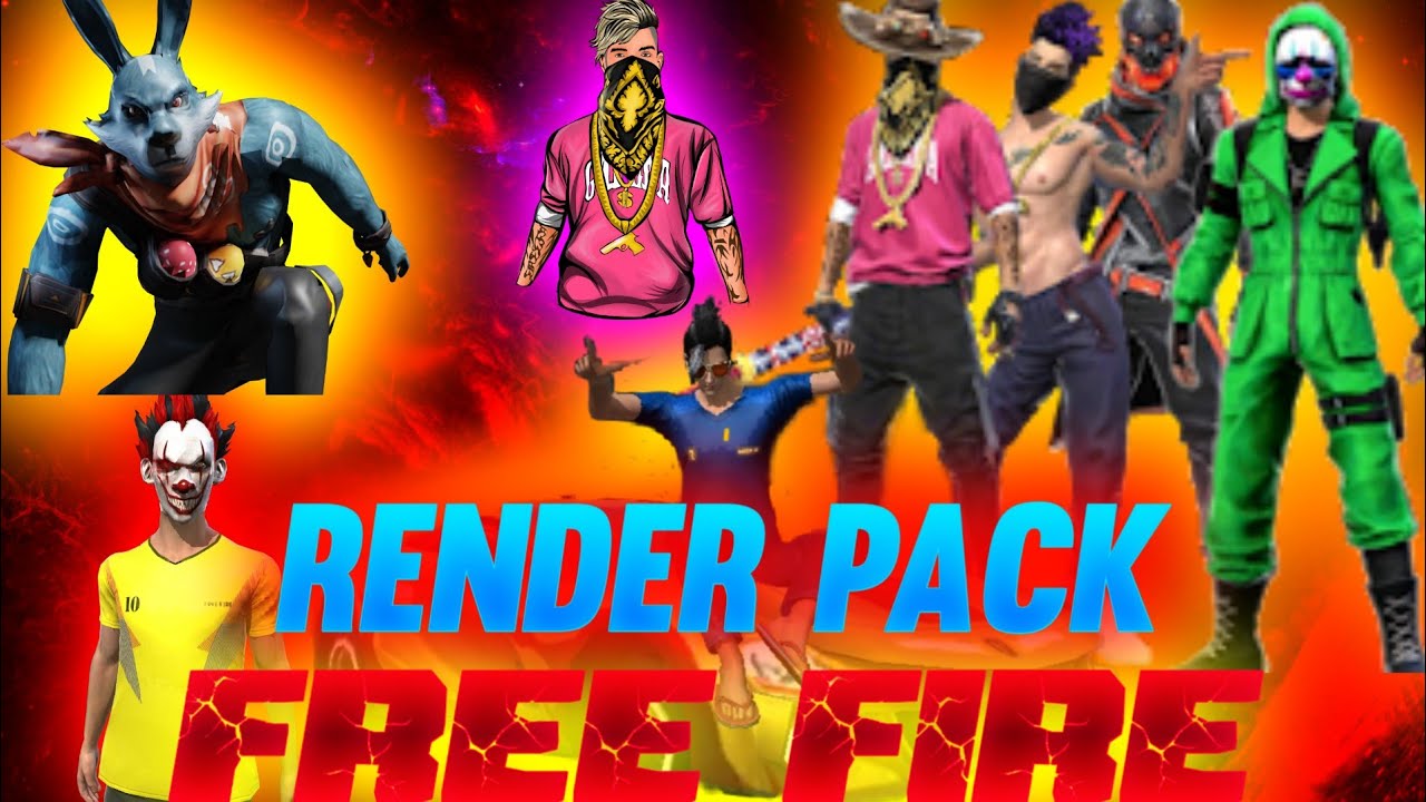 FREE FIRE RENDER PNG PACK RARE ITEMS |HIGH QUALITY |#freefire - YouTube