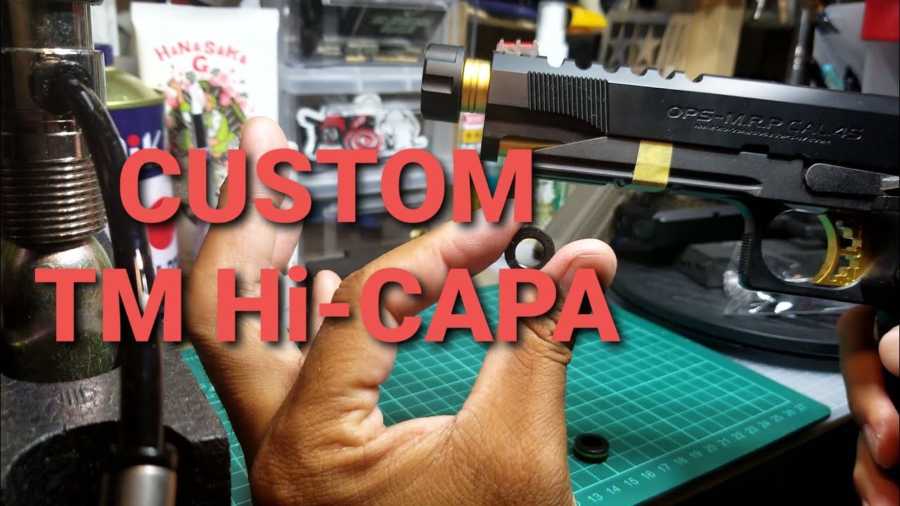 【TOKYO MARUI Hi-CAPA】CUSTOM TM 【Hi-CAPA5.1】 GOLD MATCH 【Short slide ...
