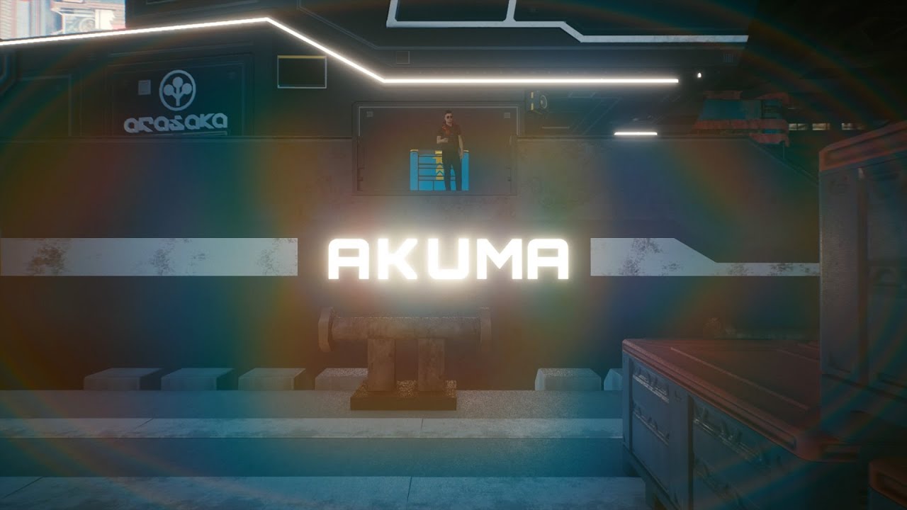 Cyberpunk 2077--the Arasaka-owned ship, the AKUMA - YouTube