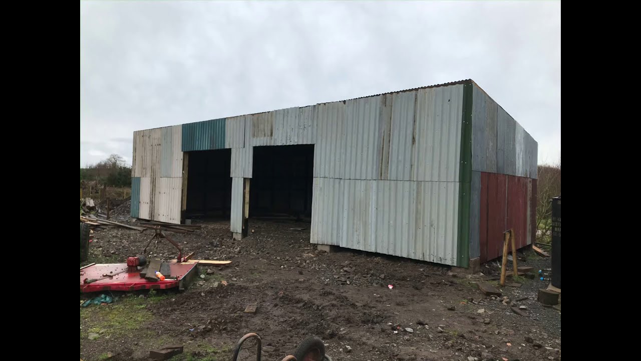 Finishing the cladding and flashings on our off grid scottish pole barn ...
