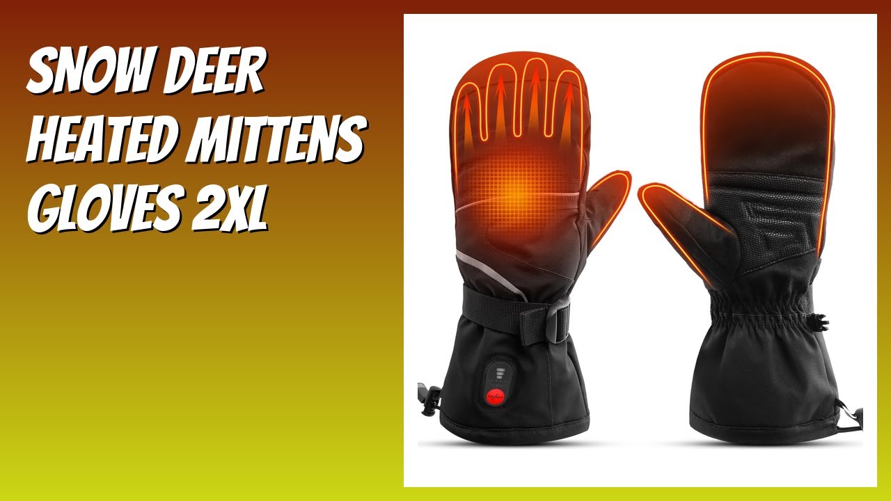 REVIEW (2026): SNOW DEER Heated Mittens Gloves 2XL. Features - YouTube