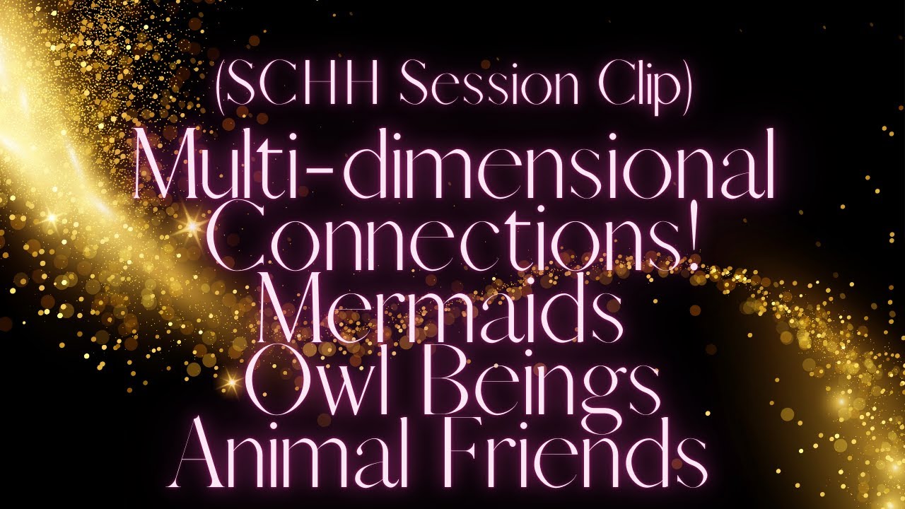 Multi-dimensional Connections! Mermaids, Owl Beings & Animal Friends ...