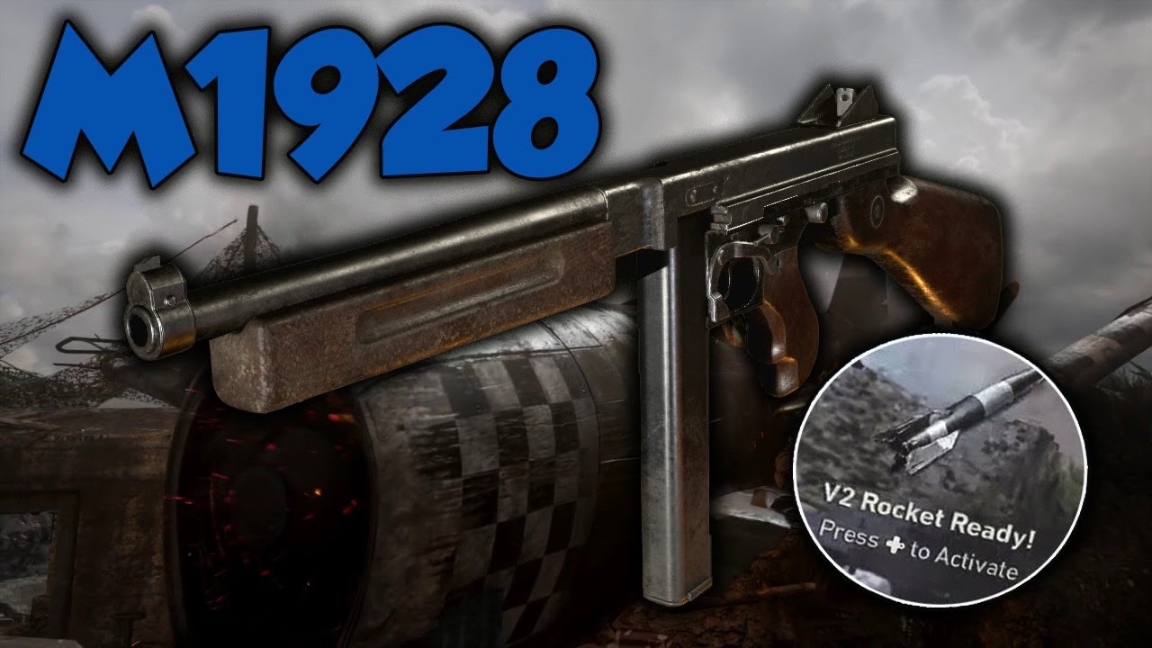 M1928 THOMPSON is VERY OVERPOWERED in COD WW2 (V2 ROCKET) - YouTube