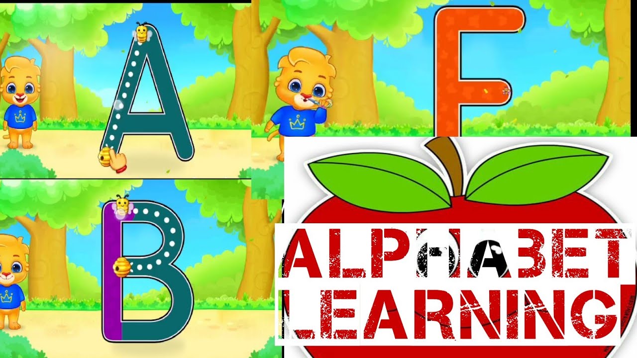 Alphabet learning for kids Part-1|| Letters learn#catoon - YouTube