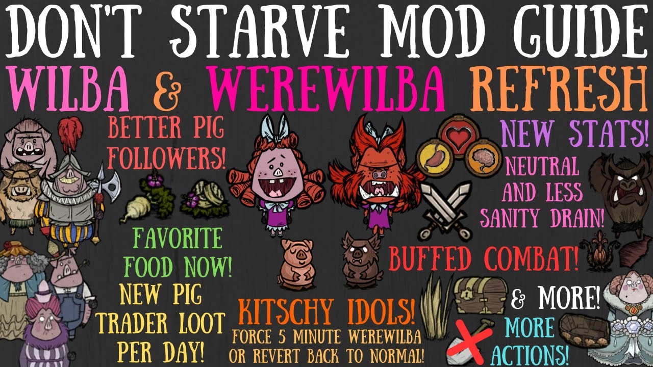 Don't Starve Guide: "New" Wilba & Werewilba Refresh Update Mod! BIG ...