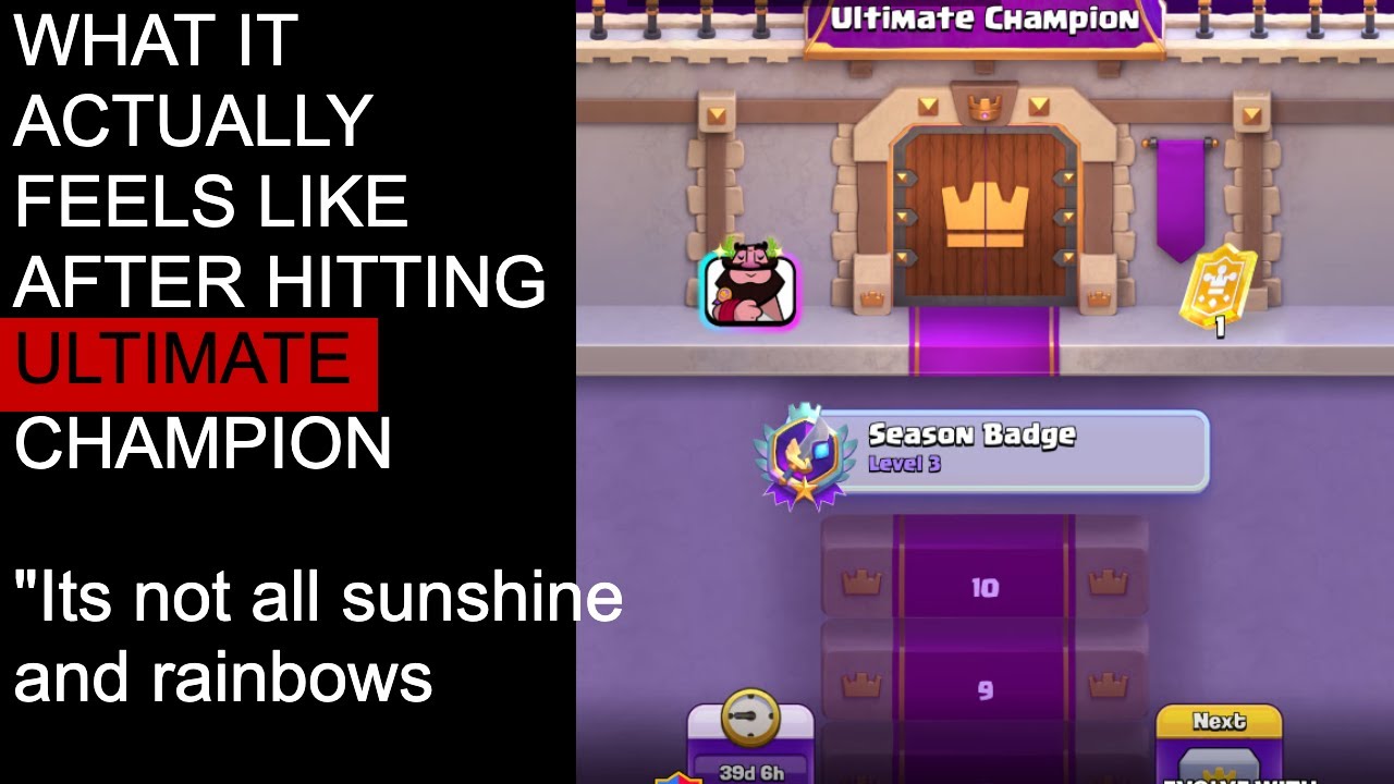 THE ENTIRE ULTIMATE CHAMPION EXPERIENCE!!!! WHAT IT ACTUALLY FEELS LIKE ...