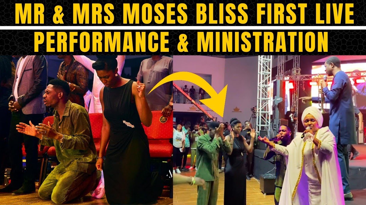 Moses Bliss & His Wife Marie's First LIVE MINISTRATION - Chioma Jesus ...