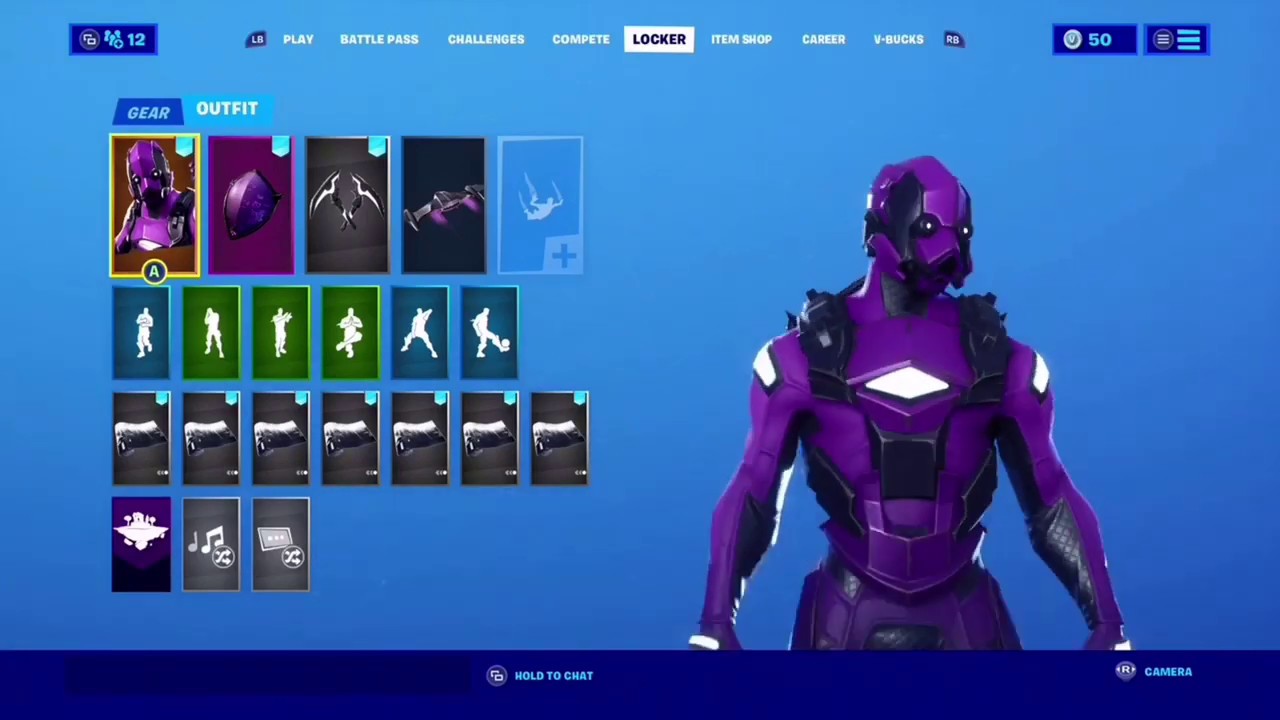 Dark Vertex Skin Combo - YouTube