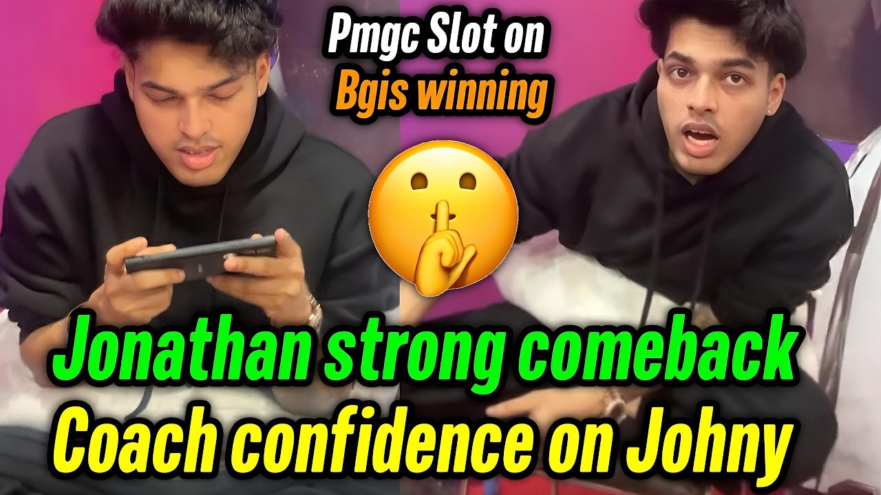 Jonathan strong comeback 💪 Coach confidence on Jonathan MVP 😲 Pmgc slot ...