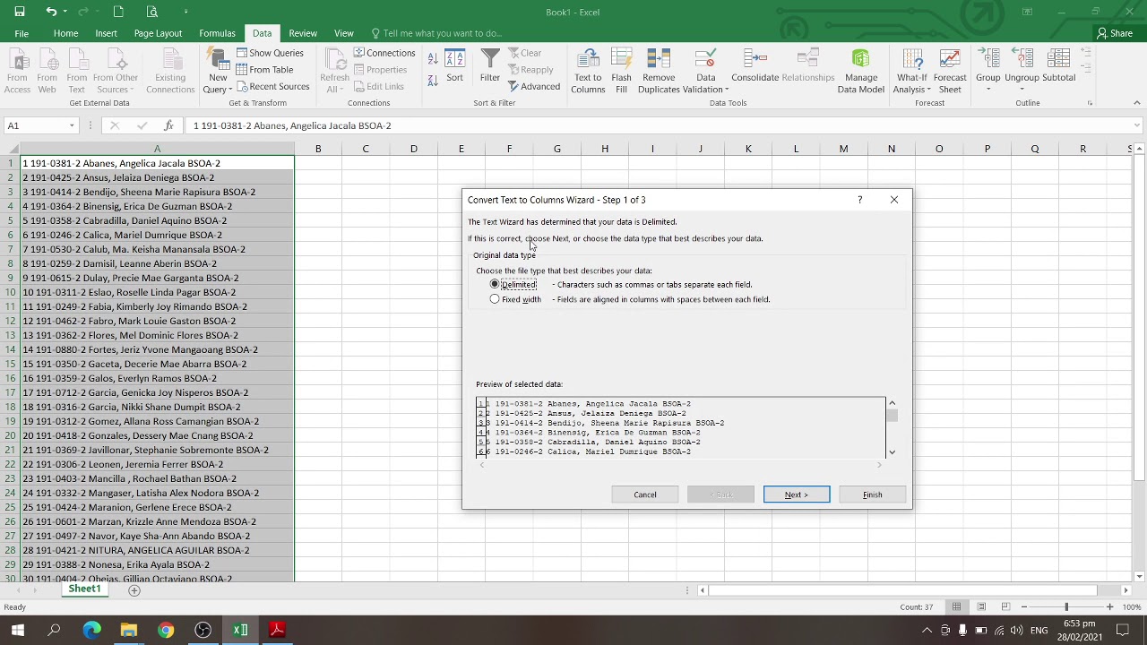 Copy And Paste Names Of Students From PDF To Excel YouTube Copy And Paste Names Of Students From PDF To Excel YouTube
