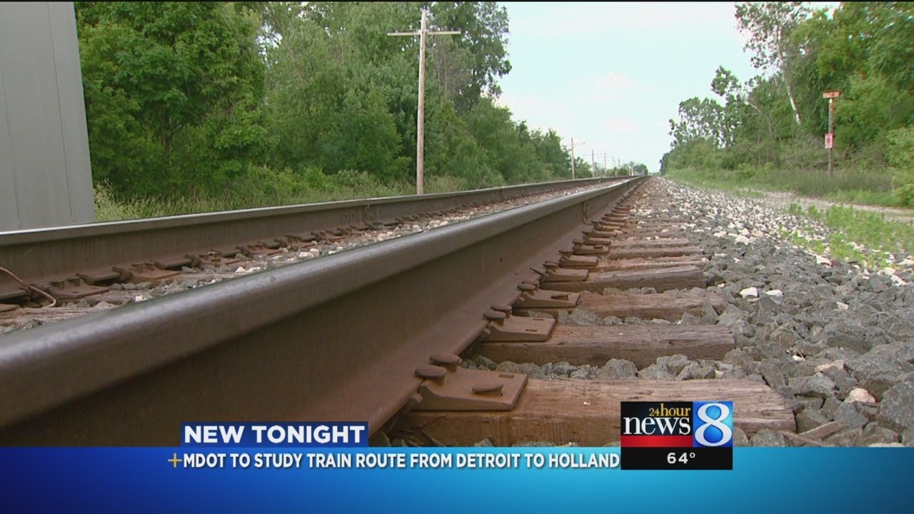 MDOT to study Detroit-Holland passenger train - YouTube