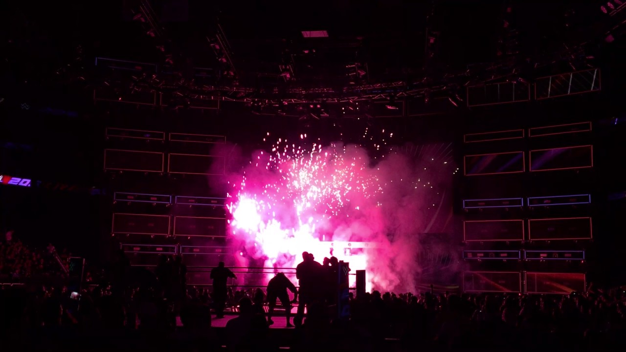 WWE 205 Live Opening Pyro - YouTube