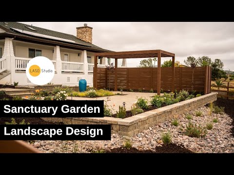 Striking Stripe Landscape Design | Front Yard Garden Oasis by LASD ...