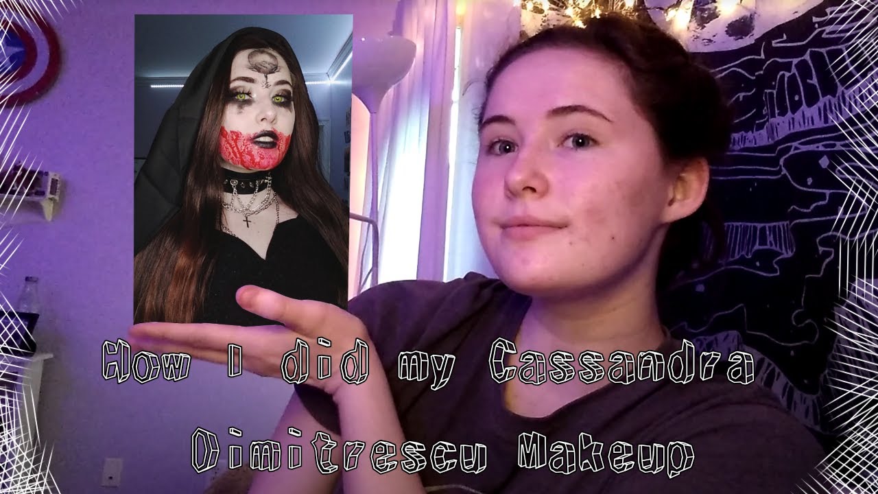 How I did my Cassandra Dimitrescu Makeup 🍷 - YouTube