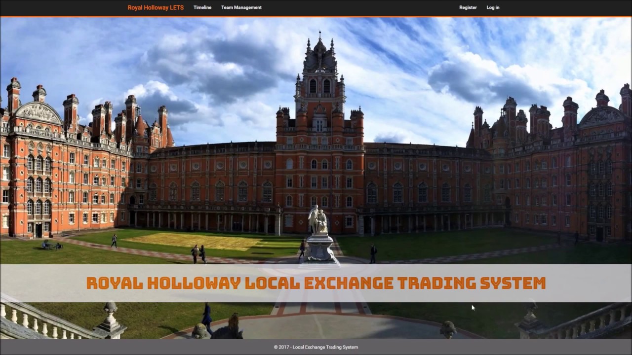 RHUL - Local Exchange Trading System - YouTube