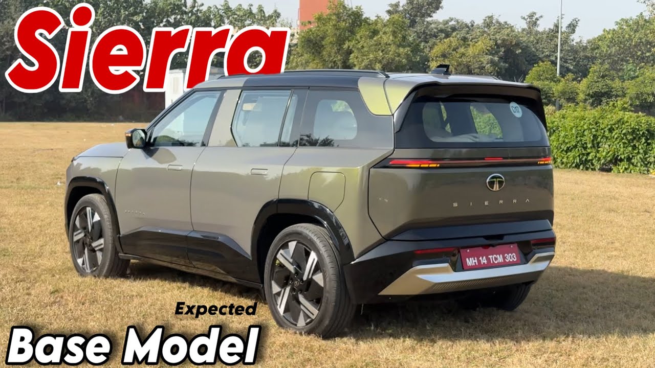 Tata SIERRA Base Model 2025 Expected Features 🔥| First Look Tata SIERRA ...