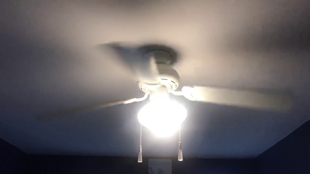 Hampton Bay Grayton II ceiling fan (1 of 2) - YouTube