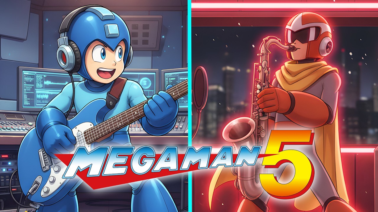 🕺 City Pop & Jazz Fusion 🎸 - Mega Man 5 Remix Album - YouTube