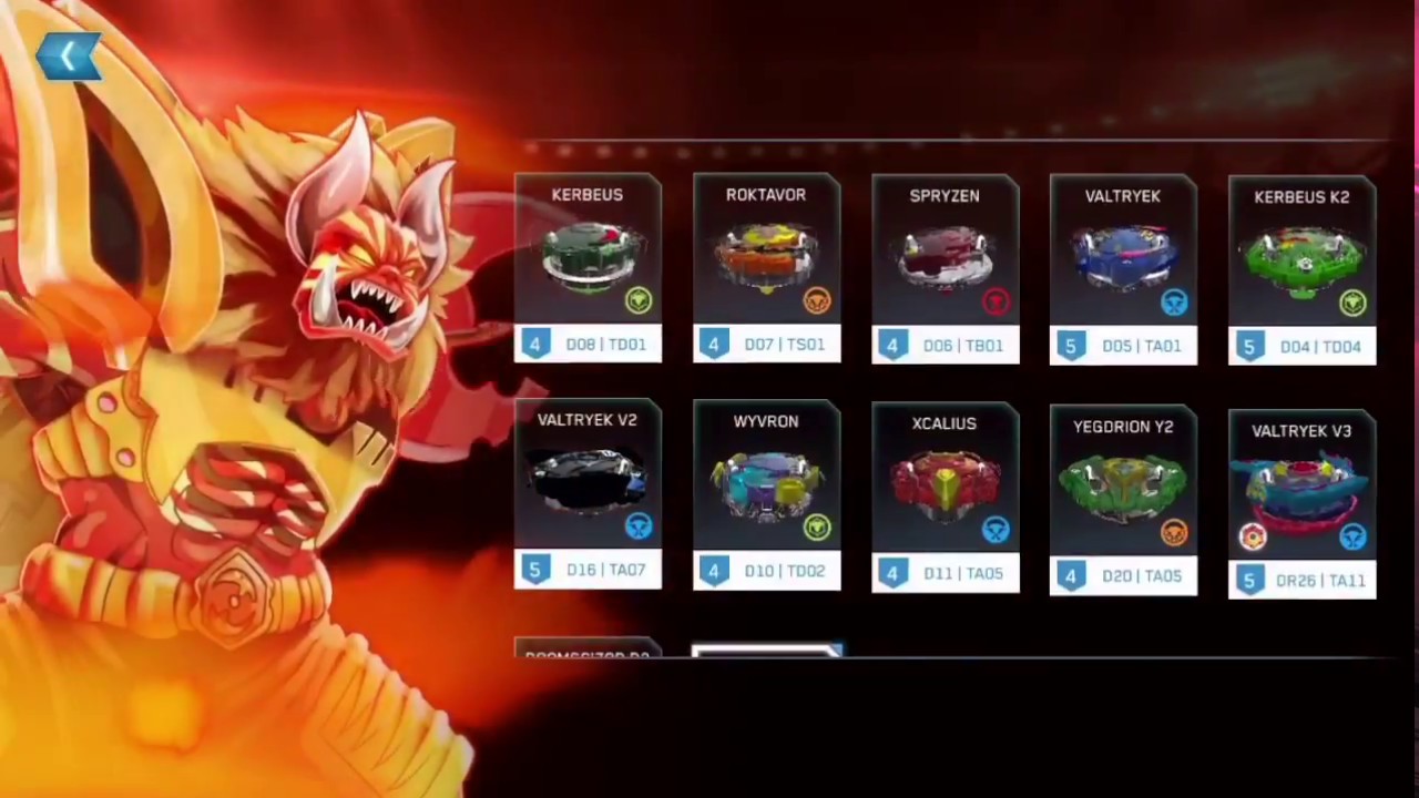 DUAL LAYER BATTLE: Storm Spryzen vs Lost Luinor | BEYBLADE BURST App ...