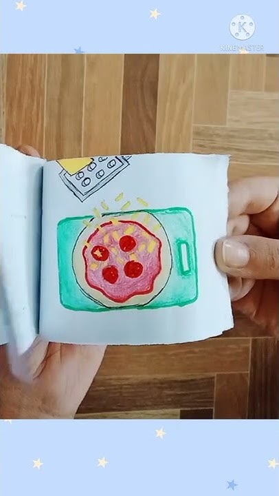 pizza flipbook - YouTube