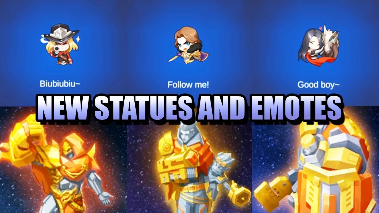 BRAND NEW EMOTES AND STATUES 😆 - YouTube