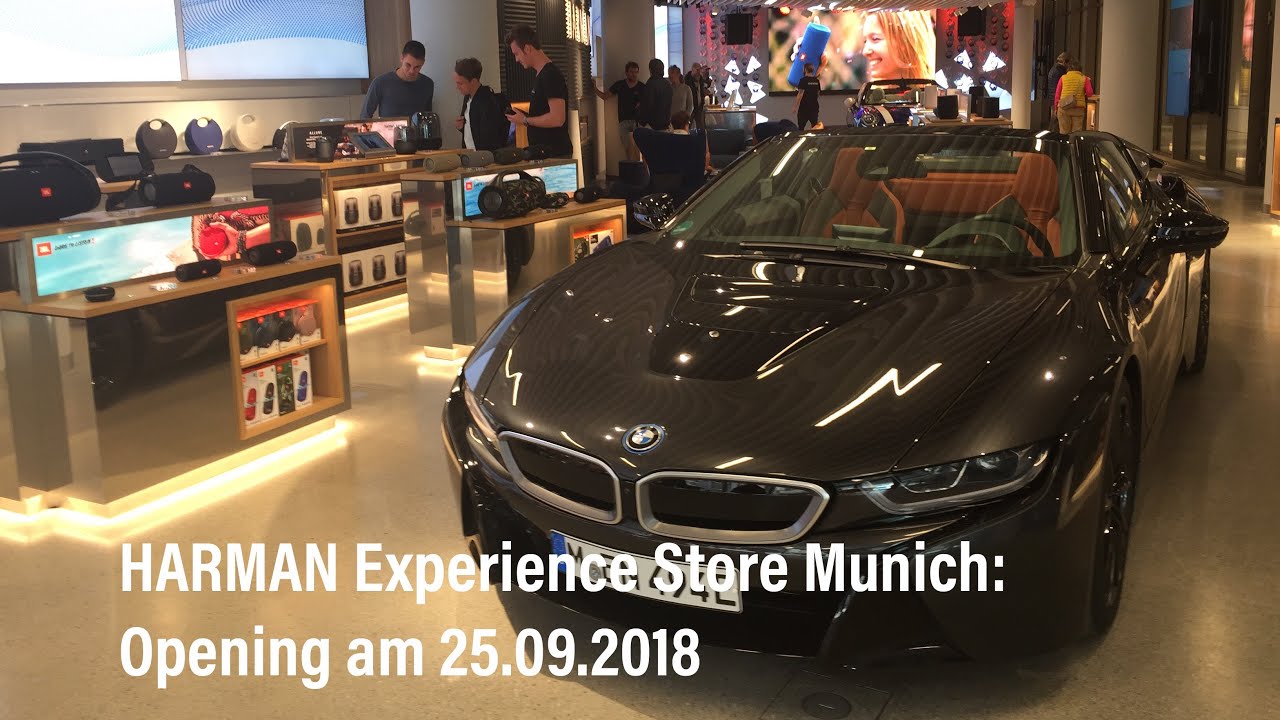 HARMAN Experience Store Munich: Opening am 25.09.2018 - YouTube