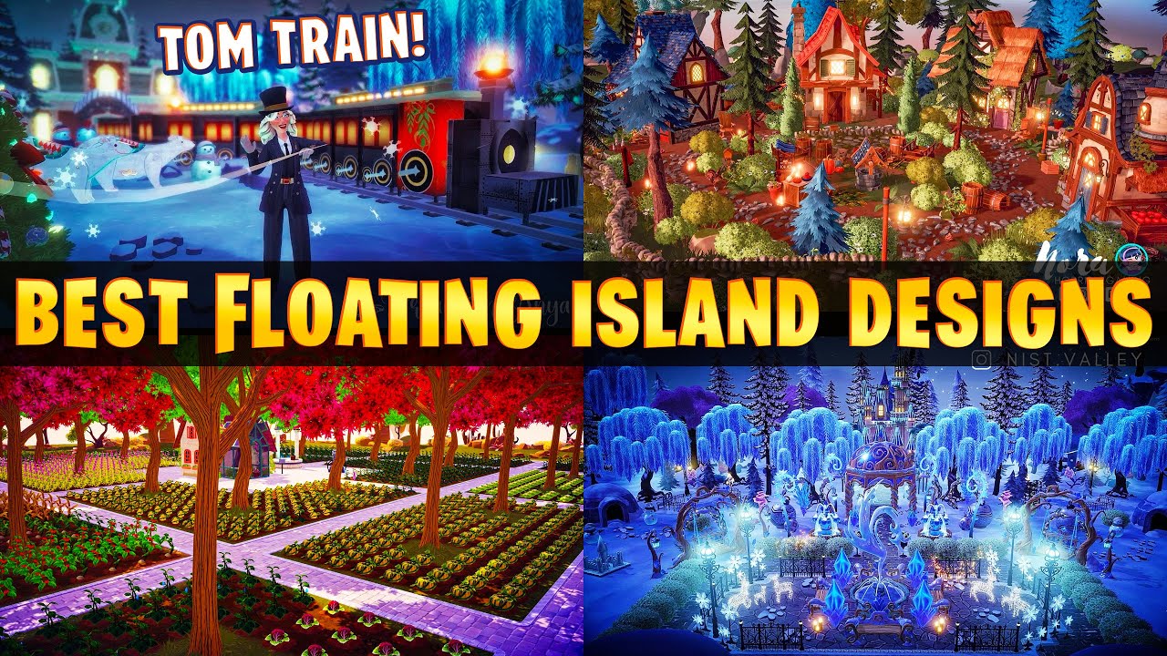 AMAZING Floating Island Designs in DISNEY Dreamlight Valley ...