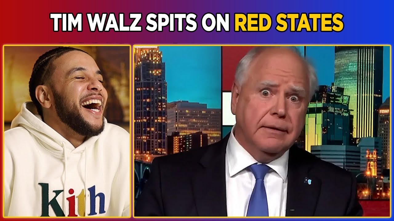 Tim Walz SPITS On RED STATES & Republicans - YouTube