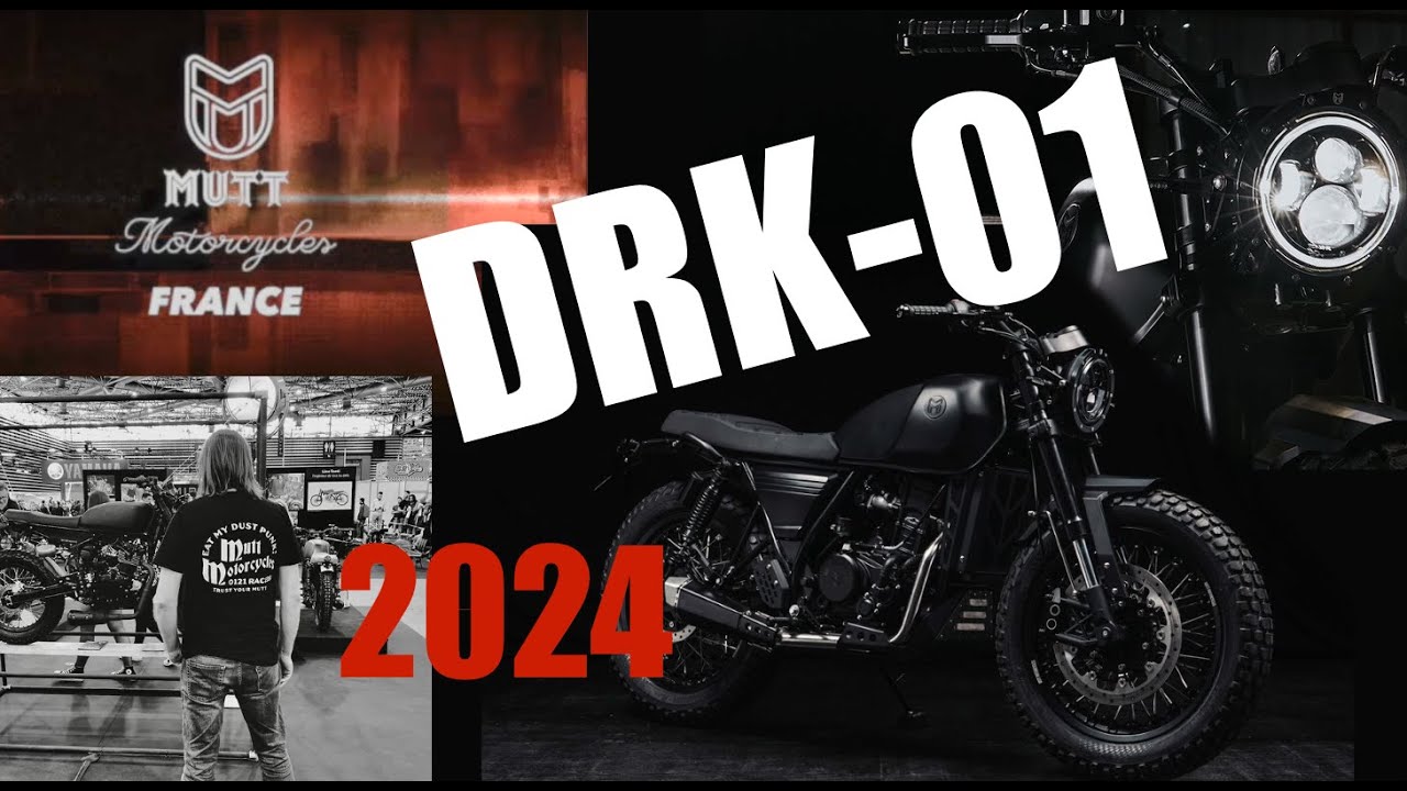 DRK-01...La Black Rockeuse 🎸 qui mets le feu 🔥🔥🔥 chez MUTT Motorcycles ...